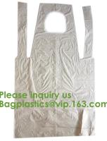 China PBAT PLA Compostable Disposable Plastic Apron 100% Biodegradable 12 Micron Custom Size for sale