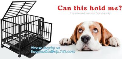 China Hot Sale Dog Cage with Wheel 78X41.5X47 CM(Best Quality, Direct Factory, Low Price, Fast Delivery), Custom heavy duty Al for sale
