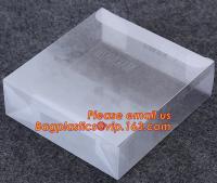 China Custom Clear PVC Plastic Packaging Box 8.8x2x15.5cm with UV Printing for Retail Display for sale