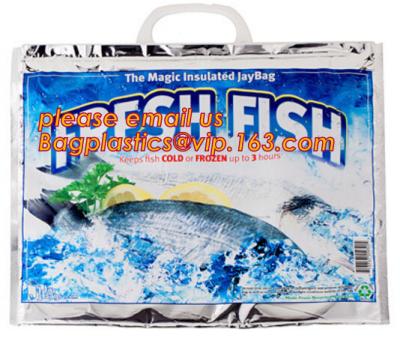China The Strapping insulated jay bag,thermal disposable insulated food bags Insulated Aluminum Foil Box Liners / Cold storage Dis for sale