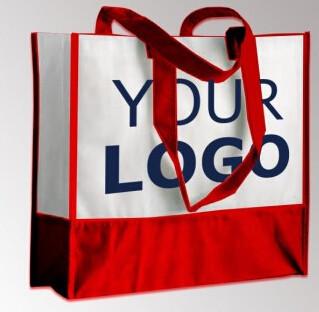 China New design shopping bag custom logo tote non woven bag with high quality, custom printed cheap eco pp non woven shopping for sale