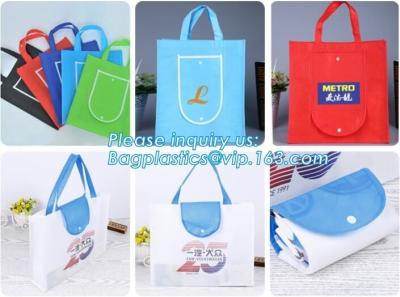 China High Quality Custom Printing Recyclable Laminated PP Non Woven Bag, Customized LOGO print recycled foldable non woven ba for sale