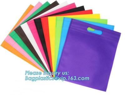 China Factory price high quality fashion customize handle laminated non woven bag, pe board bottom Lamination economic Non Wov for sale