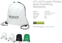 China Custom Eco-Friendly Waterproof Polyester Drawstring Bag 190D 210D 420D for Shopping Travel for sale