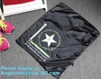 China Foldable Ball Shopping Bag 190T Polyester Reusable Drawstring Bag 54x40x40cm for sale