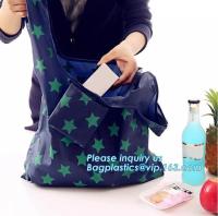 China Reusable Polyester Foldable Shopping Bag with Zipper Fruit Shape Tote 54x40x40cm 70g for sale