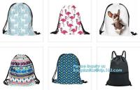 China Polyester Drawstring Backpack Mesh Net Gift Backpack for Kids Outdoor Cycling 54x40x40cm for sale