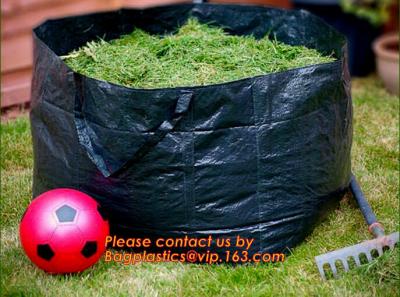 China Sand building garbage packing polypropylene pp woven garden sacks bags,Heavy Duty Reusable Garden Waste PP Woven Garden for sale