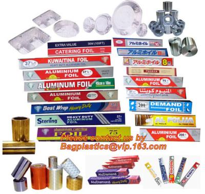 China Heavy gauge 30cm 45cm width food grade kitchen use disposable aluminum foil roll for food warapping,8011 aluminium foil for sale