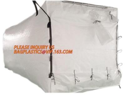 China 20ft 40ft Bulk Container Dry Liners for Agricultural Foods 120gsm PP PE Woven Fabric for sale