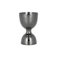 China Copper Plated Stainless Steel Double Jigger 30ml 60ml Bartender Measuring Cup for sale