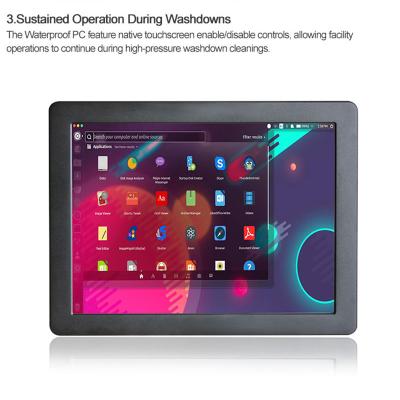 Cina Hmi Vesa Industrial Panel Mount Pc, computer del pannello di tocco di tocco di Ip69k in vendita