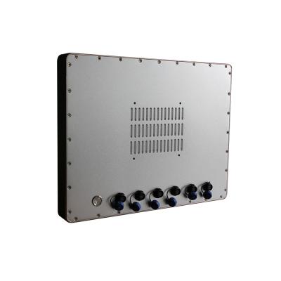 China Uso Fanless de Windows Hmi do tela táctil do PC áspero do painel da caixa X86 IP69K do metal à venda