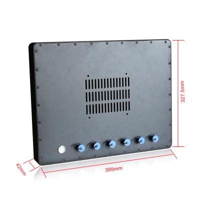 China O PC do painel da polegada IP69K de I56200U Linux 17 selou o porto para o multi toque de Hmi à venda