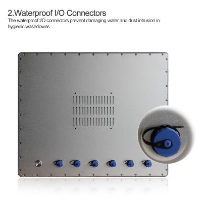 Cina Pc industriale Fanless principale a 19 pollici del pannello di tocco di I3-6100U Ip69k per IoT in vendita