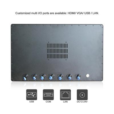 Cina pc impermeabile del touch screen di 4G LTE, industriale a 21,5 pollici tutto in un computer in vendita