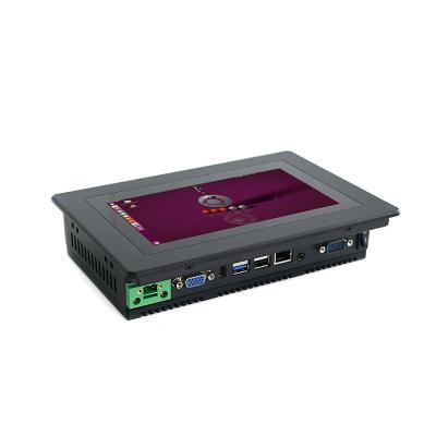 China Linux Ubuntu 7“ industriële Ingebedde Aanrakingscomité PC VESA For Kiosk I3-6100U Te koop