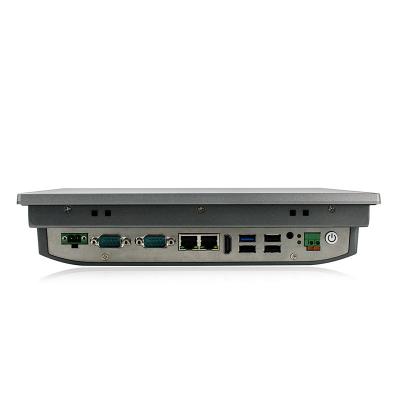 Cina PC incastonato industriale Fanless a 10 pollici J1900 RS232 RS422 RS485 del pannello di tocco in vendita