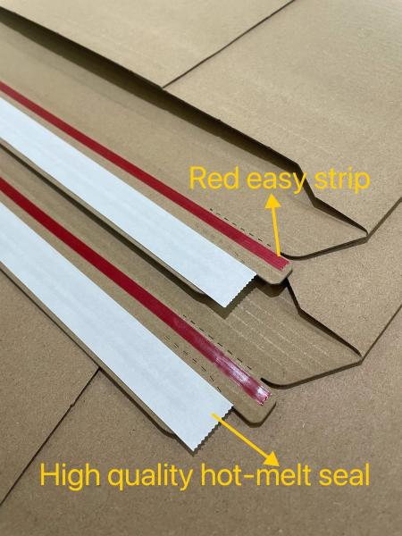 Quality Eco Friendly Recycle Custom Corrugated Paper Book Mailer for Business Shopping for sale