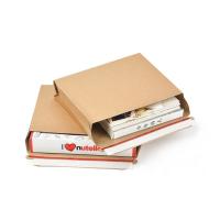 China Brown E Flute Corrugated Board 3 Layer Mailer for Delivery Packaging Mailing Box for sale