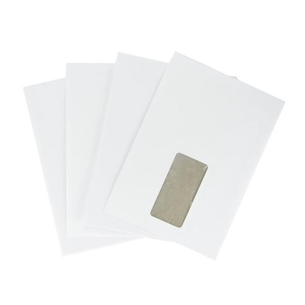 Quality Brown/White Kraft Paper Self-adhesive Board Backed Window Envelopes for for sale