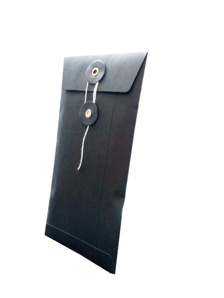 Quality Custom Size Kraft String and Washer Closure Envelopes for Confidential for sale