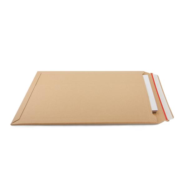 Quality Delivery Packaging Rigid Flat Corrugated Book Mailers Envelope for Customized for sale