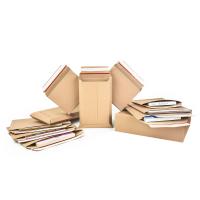 China Delivery Packaging Rigid Flat Corrugated Book Mailers Envelope for Customized Logistics for sale