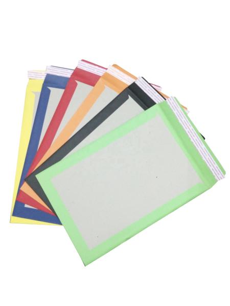 Quality Hot-melt Adhesive Board Back Envelopes for Custom Colour Paper Delivery for sale
