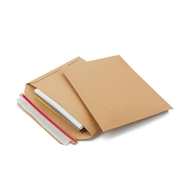 Quality Accepted Printing Brown Kraft Board Rigid Mailer for Customized Branded for sale