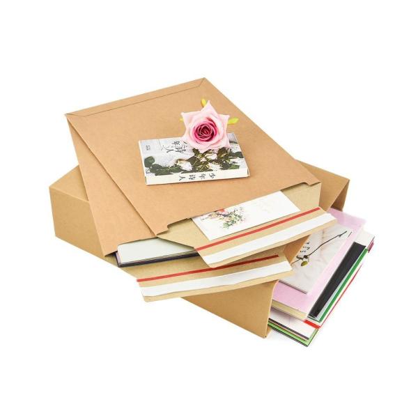Quality Accepted Printing Brown Kraft Board Rigid Mailer for Customized Branded for sale