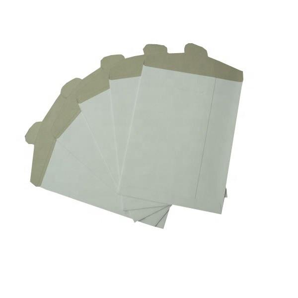 Quality 4mil Thick Tuck-flap Mailers in White for Professional Document Packaging and Shipping for sale