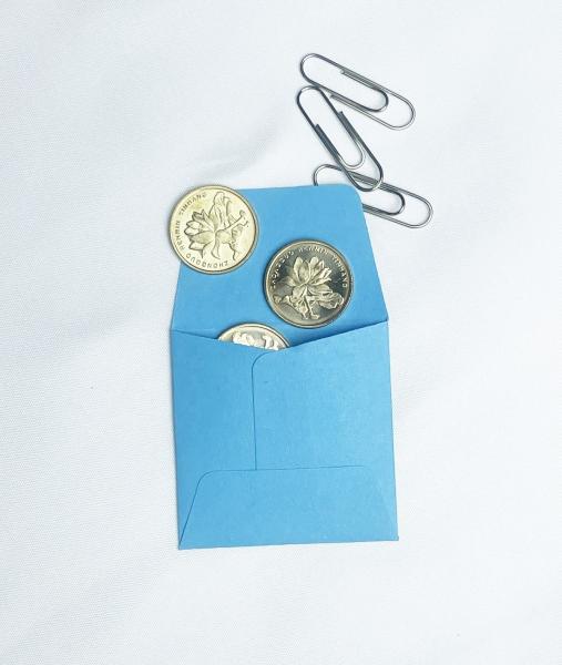 Quality Small Square Coin Envelopes Colour Paper Money Envelopes for Coin And Seed 2 x 2 for sale
