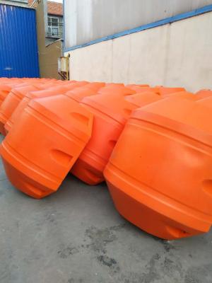 China Orange pipe floater LLDPE floater plastic buoy for sale