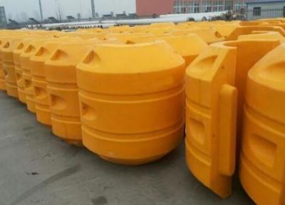 China yellow qualified dredge floater with PU foam filled for sale