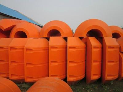 China high buoyancy dredging floater with PU foam filled for sale