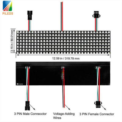 中国 8x32 16x16 LEDマトリックスパネル WS2812B SK6812 IC 5050DMX RGB SMD 販売のため