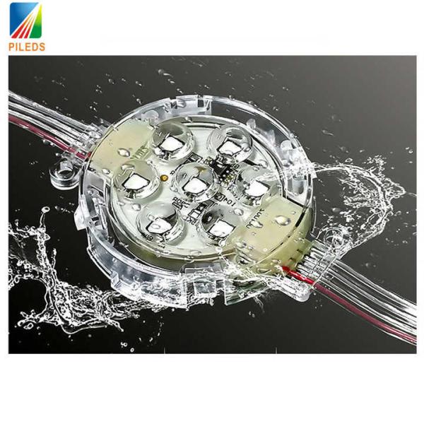 IP67 DC24V 50MM LED ピクセルライト フルカラー ブレイクポイント 連続伝送 明るい