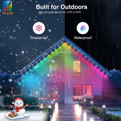 Cina RGBIC LED luci di Natale sotto le pareti IP68 impermeabile per la decorazione esterna in vendita
