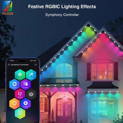Cina RGBIC LED luci di Natale sotto le pareti IP68 impermeabile per la decorazione esterna in vendita