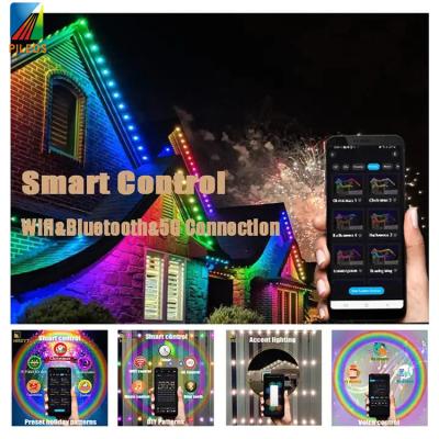 Cina RGBIC LED luci di Natale sotto le pareti IP68 impermeabile per la decorazione esterna in vendita