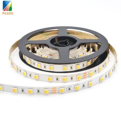 China DC12V/24V 300 LED Strip 5050 SMD Dual Color 2in1 5 Meter Wifi Control Addressable CCT IP20/IP68 for sale