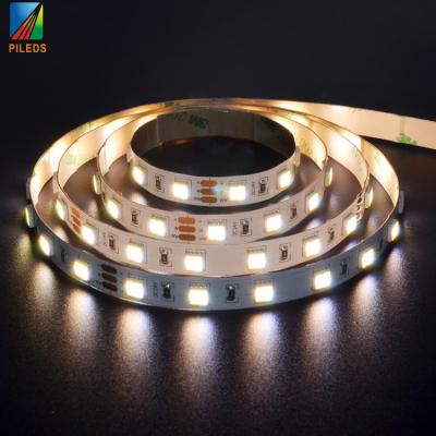 China DC12V/24V 300 LED Strip 5050 SMD Dual Color 2in1 5 Meter Wifi Control Addressable CCT IP20/IP68 for sale