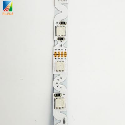 중국 S 모양 Zigzag RGB LED 스트립 60LED/M DC24V 원격 제어 판매용