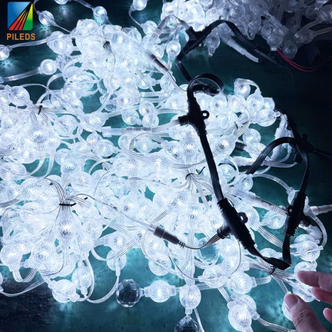 3D Luminous Ball String Light - front view