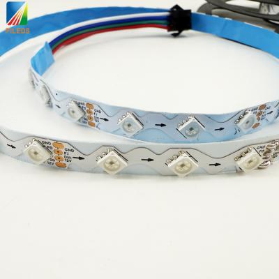 China PILEDS S Shaped Zigzag BENDABLE 12V Smart IC Pixel Addressable RGBW RGB Sign Letter GS8208 RT1809 SK6813 WS2815 LED Strip for sale
