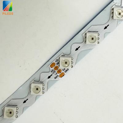China PILEDS S Shaped Zigzag BENDABLE 12V Smart IC Pixel Addressable RGBW RGB Sign Letter GS8208 RT1809 SK6813 WS2815 LED Strip for sale