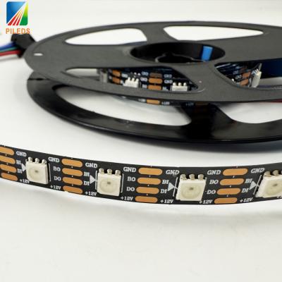 China WS2815 Smart Strip Lights 60 Addressable RGB Pixels Per Meter DC12V Digital 5050 RGB LED Strip Built-In IC for Landscape for sale
