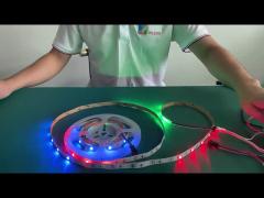 Ip20 Ip65 Smart LED Strip Light Flexible SK6812 Ws2812b 30 Pixels DC5V Lumière à bande LED