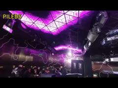 RGBIC Lâmpada Triangular Programável Painel LED DMX endereçável para Iluminação de Bar Eventos de palco Disco DJ Decoração de clube noturno